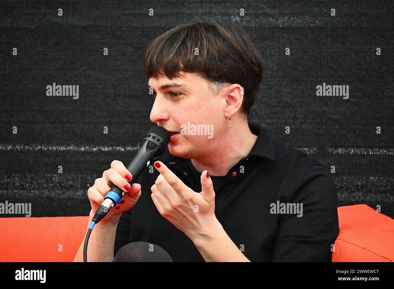 Leipziger Buchmesse 2024 auf der Messe in Leipzig. Foto: Elias Hirschl ...