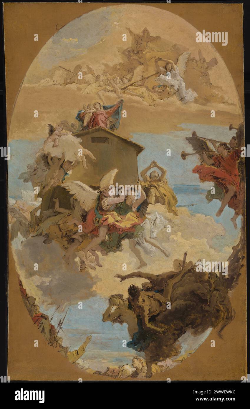 The Miracle of the Holy House of Loreto; Giovanni Battista Tiepolo ...