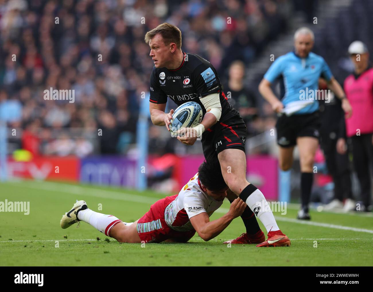 Tottenham Hotspur Stadium, London, UK. 23rd Mar, 2024. Gallagher ...