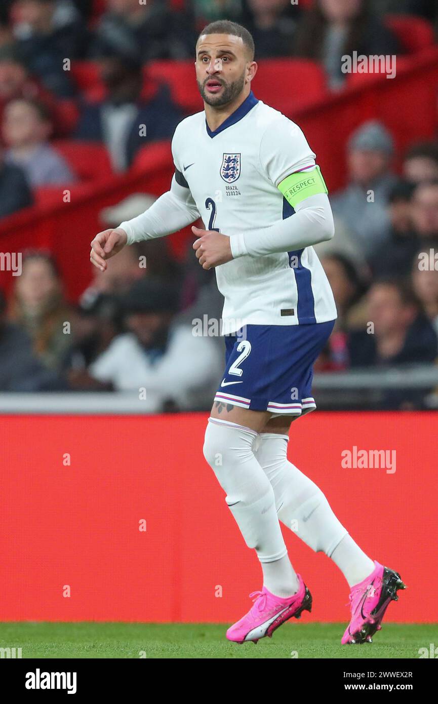 Kyle Walker of England during the International Friendly match England ...