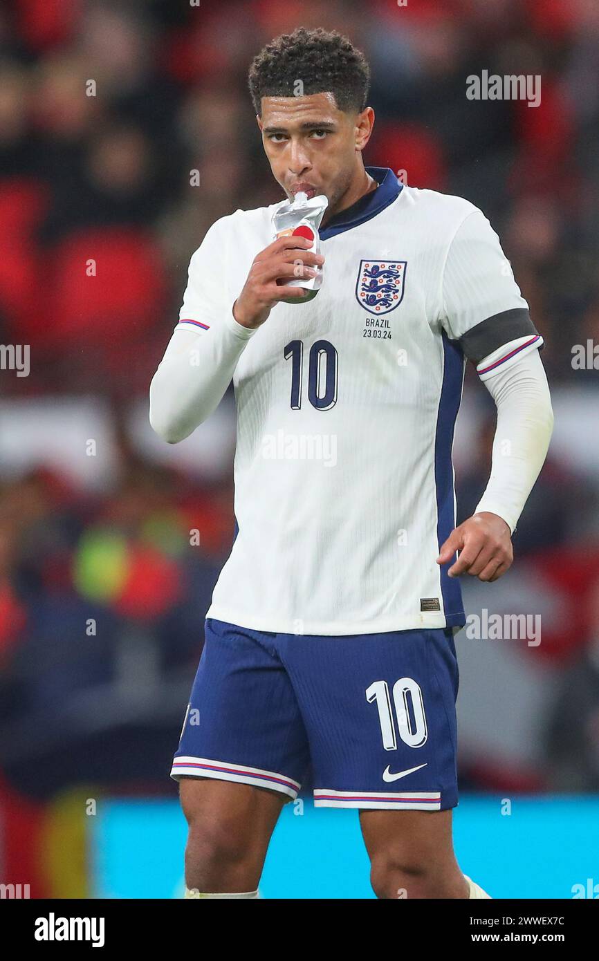 Jude Bellingham of England during the International Friendly match ...