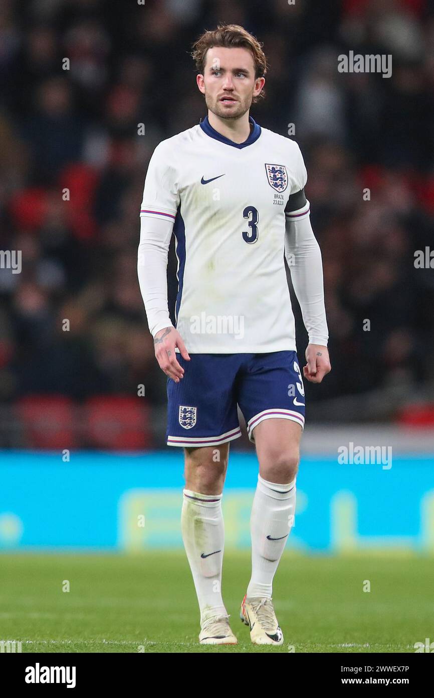 Ben Chilwell of England during the International Friendly match England ...