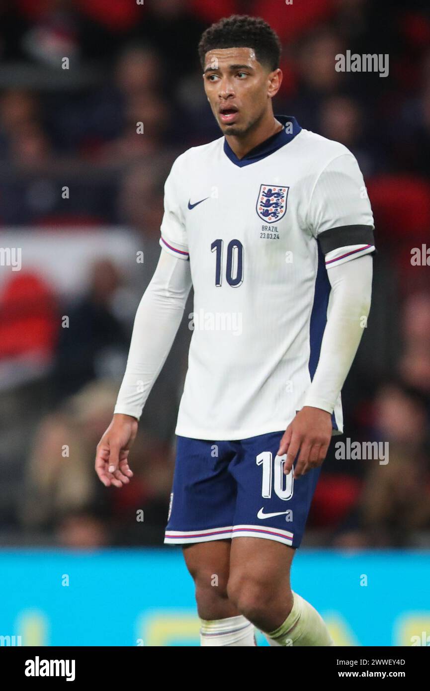 Jude Bellingham of England during the International Friendly match ...