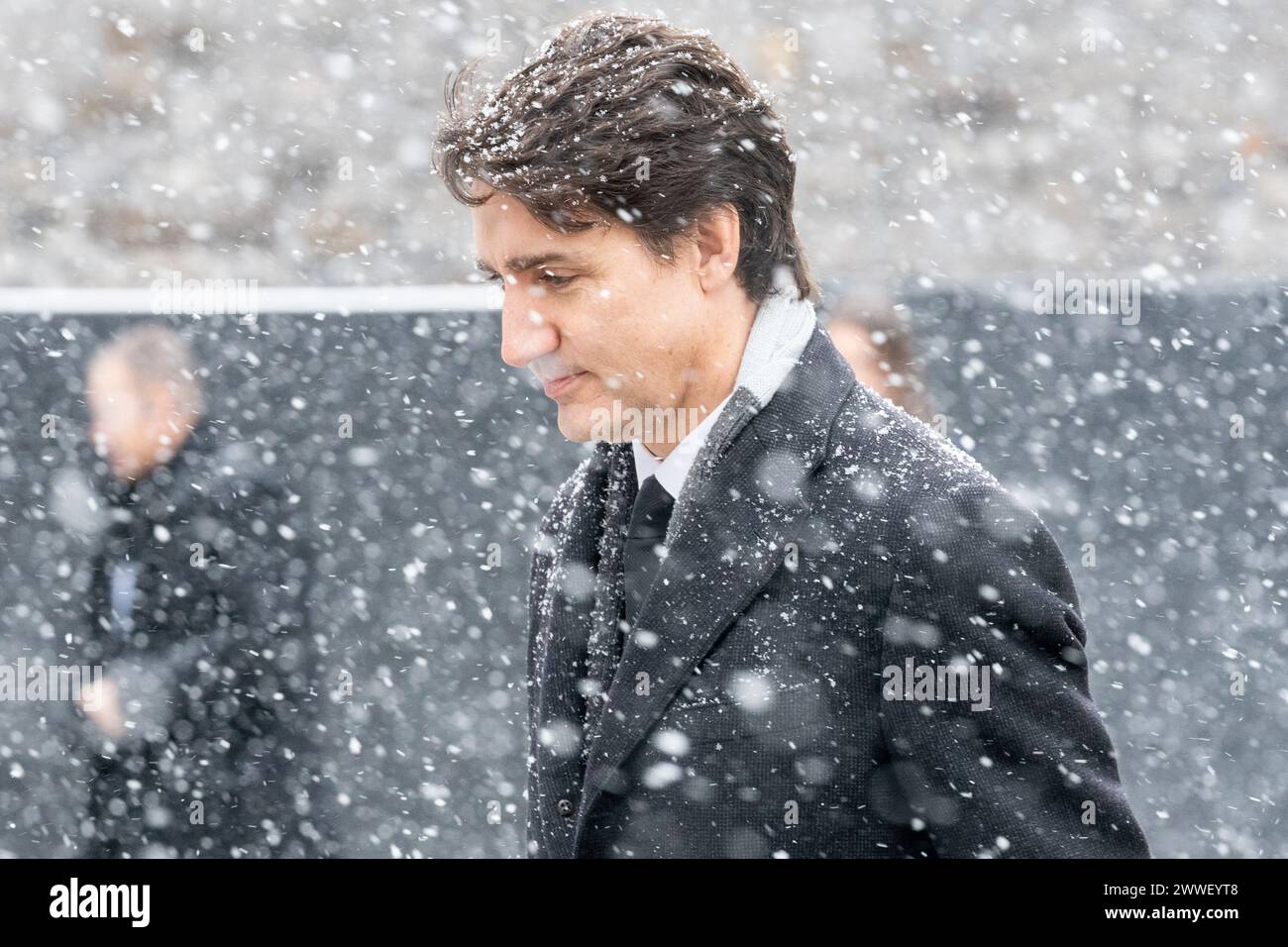 Montreal, Canada, 23, March, 2024. Canada's Prime Minister Justin ...