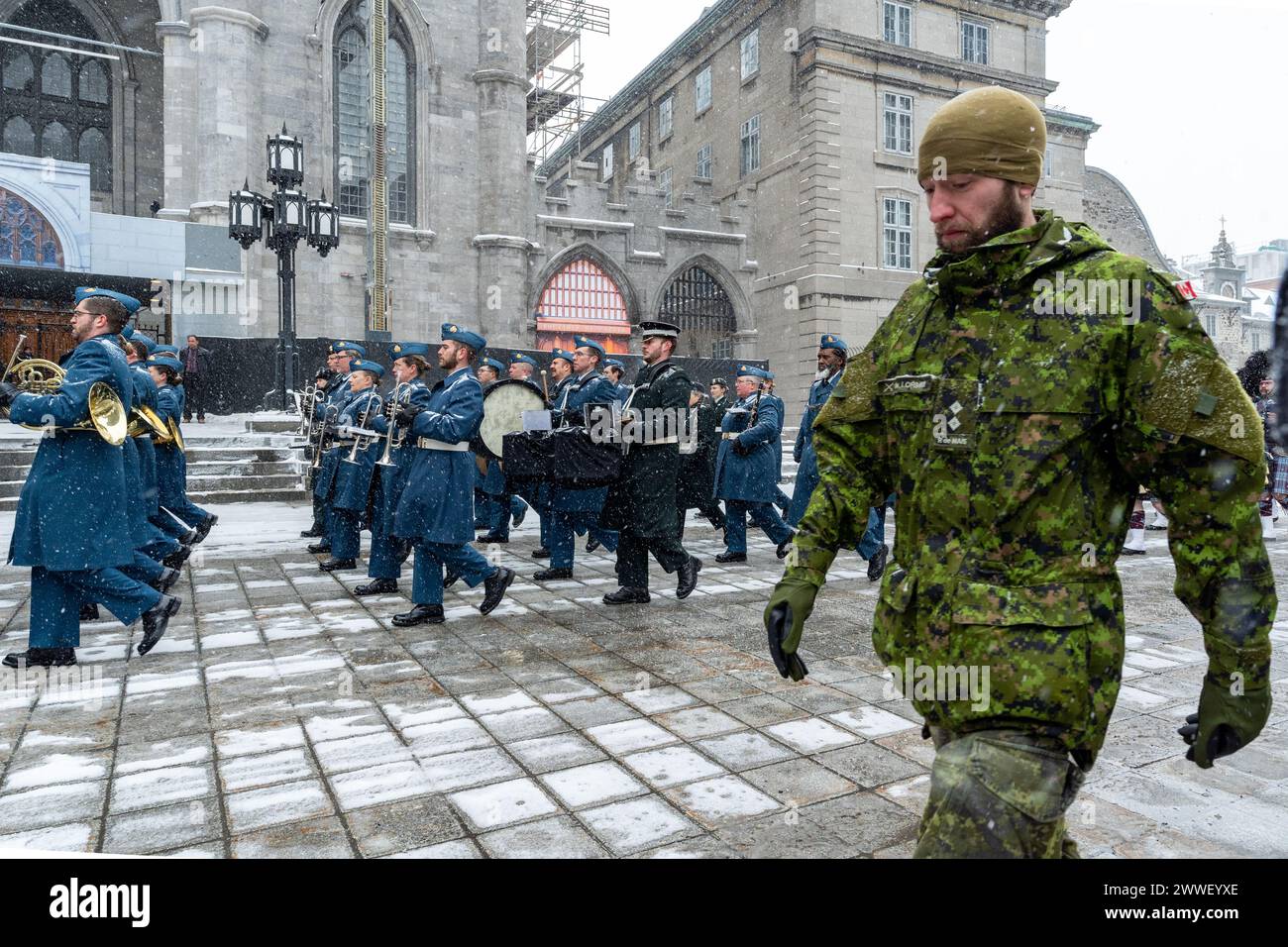 Montreal, Canada, 23, March, 2024. State funeral is held in honor of ...