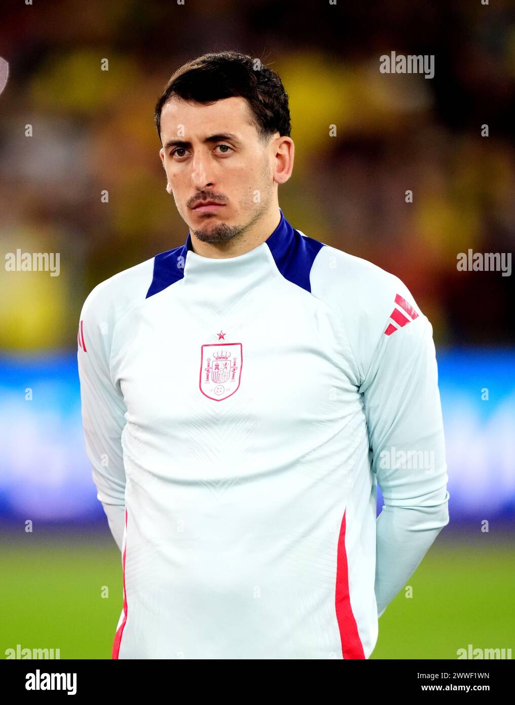 Spain’s Mikel Oyarzabal during an international friendly match at the ...