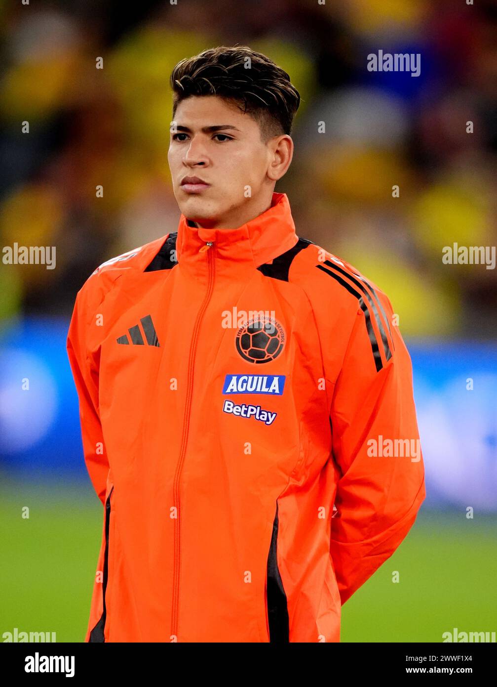 Colombia’s Jorge Carrascal during an international friendly match at ...