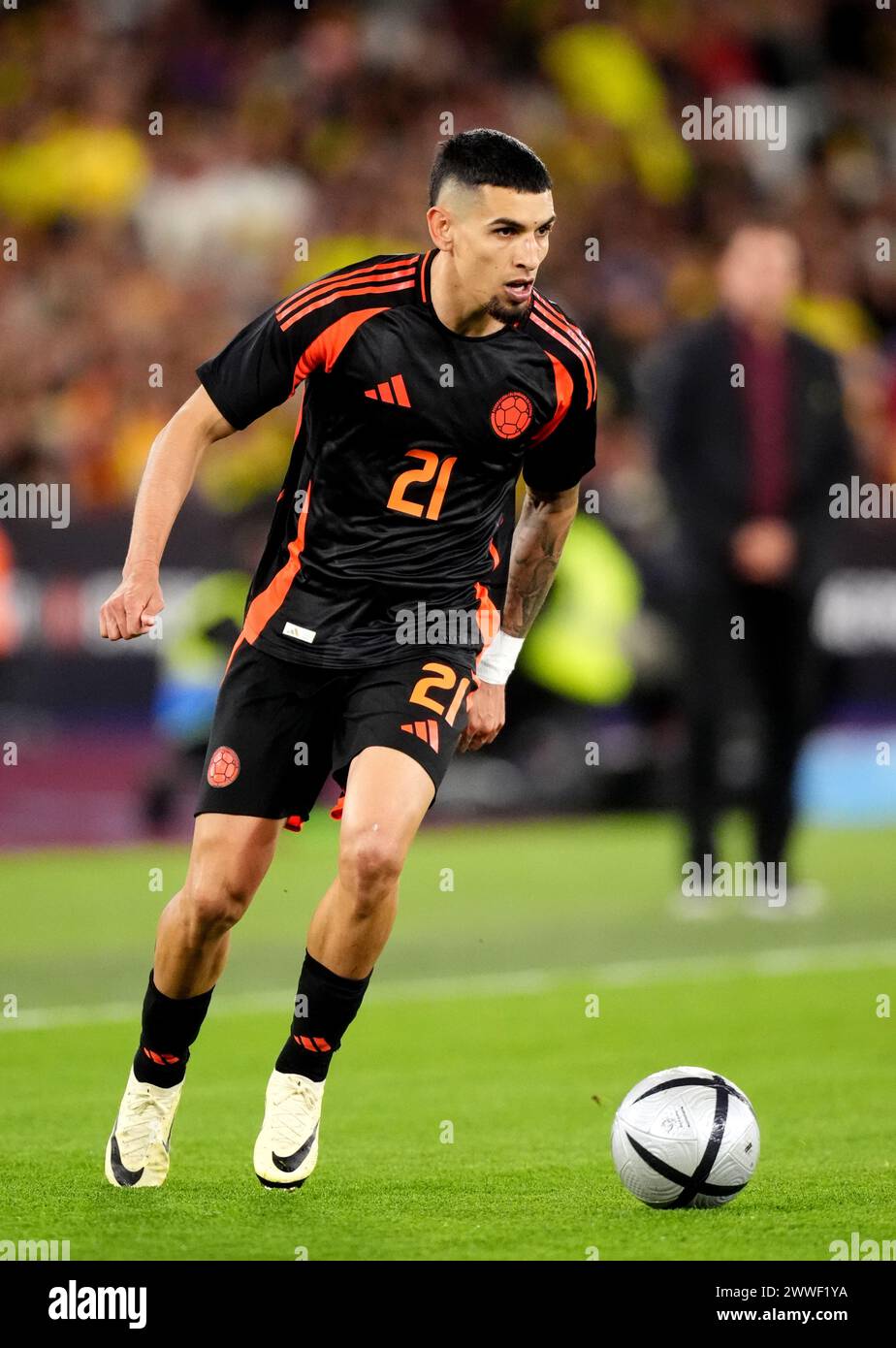 Spain’s Mikel Oyarzabal during an international friendly match at the ...