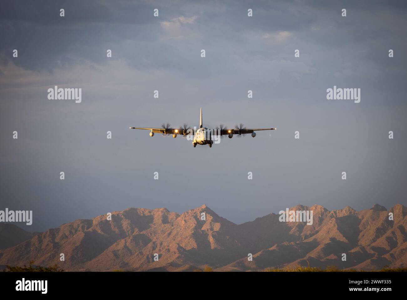 A U.S. Marines Corps KC-130J Hercules assigned to Marine Aviation ...