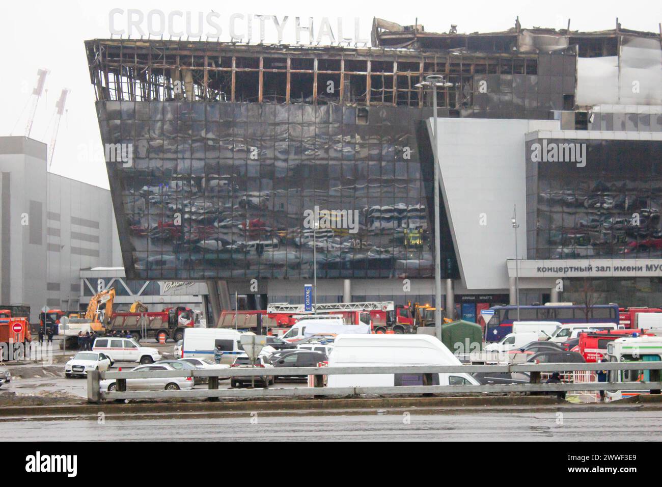 Emergency services are at the scene following a deadly terrorist attack ...