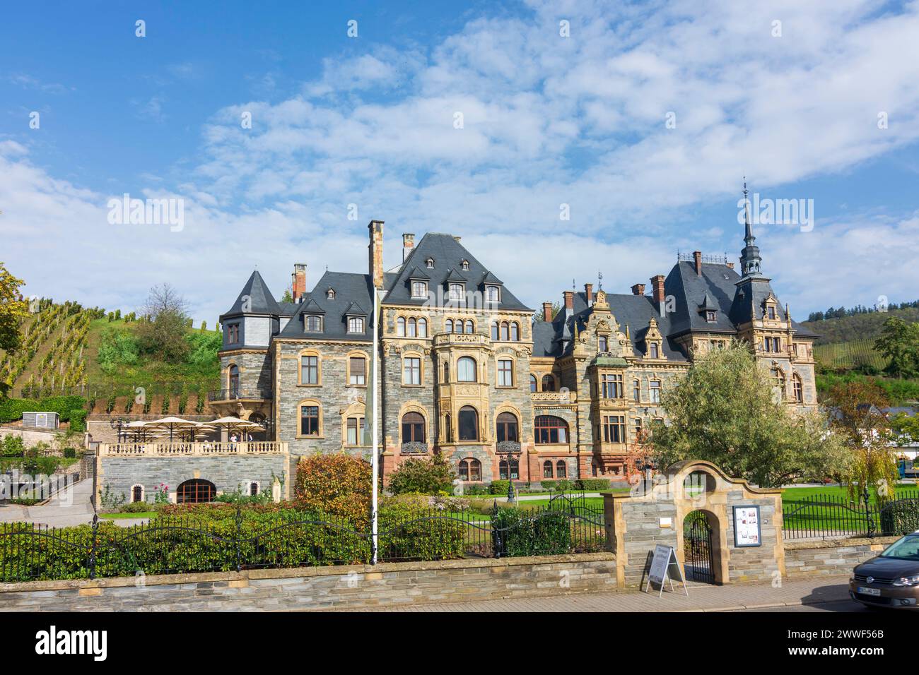 Schloss Lieser Castle Lieser Mosel Rheinland-Pfalz, Rhineland-Palat ...