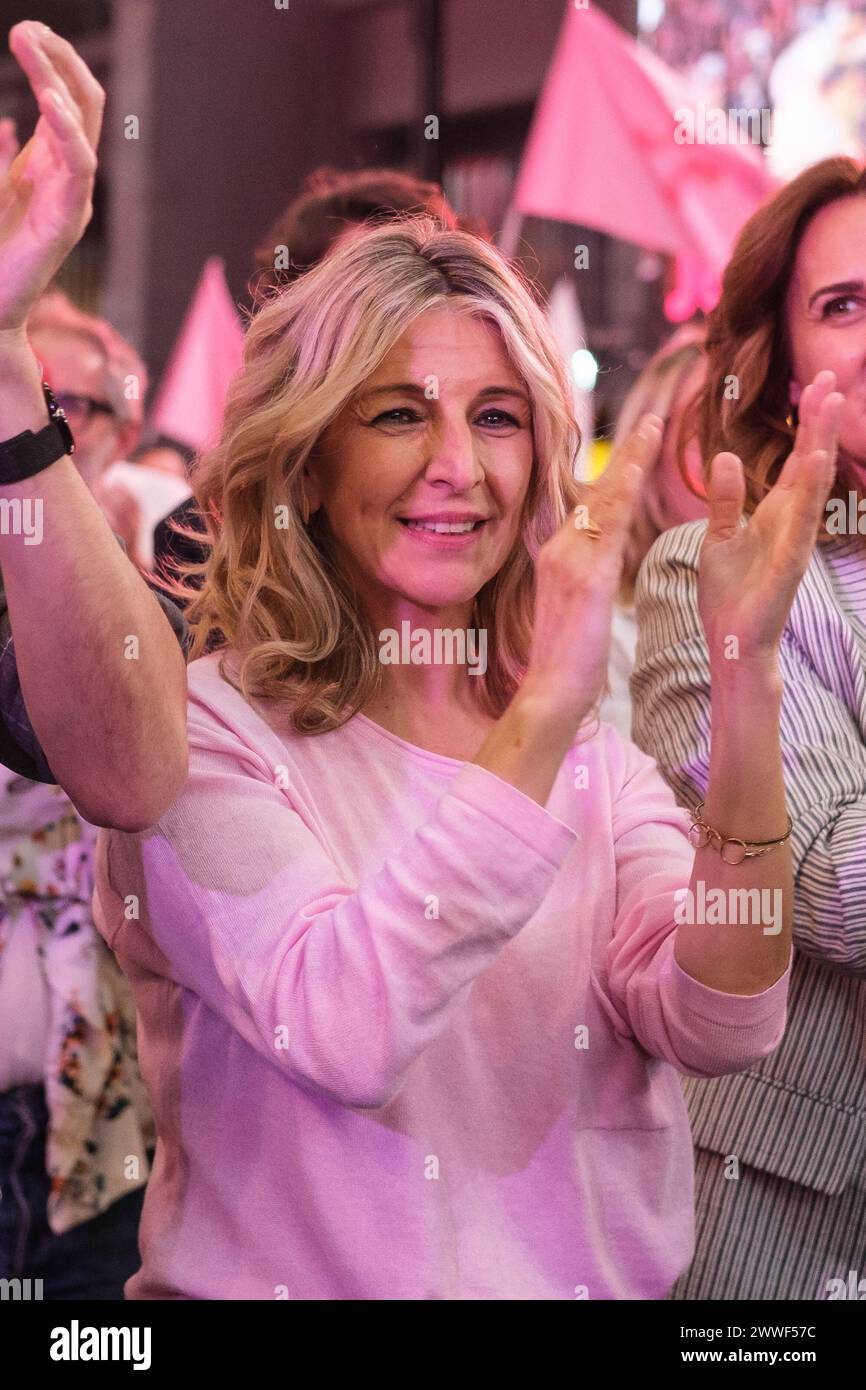 Second Vice President, Minister of Labor and leader of Sumar, Yolanda ...