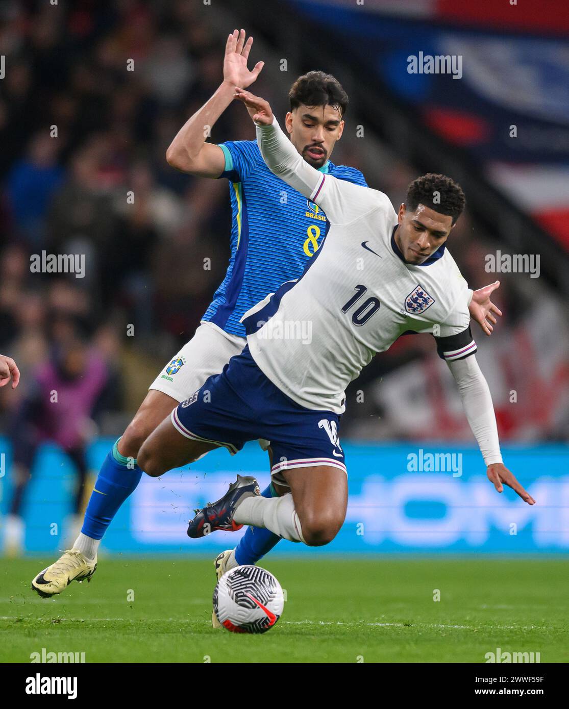 London, UK. 23 Mar 2024 - England v Brazil - International Friendly ...