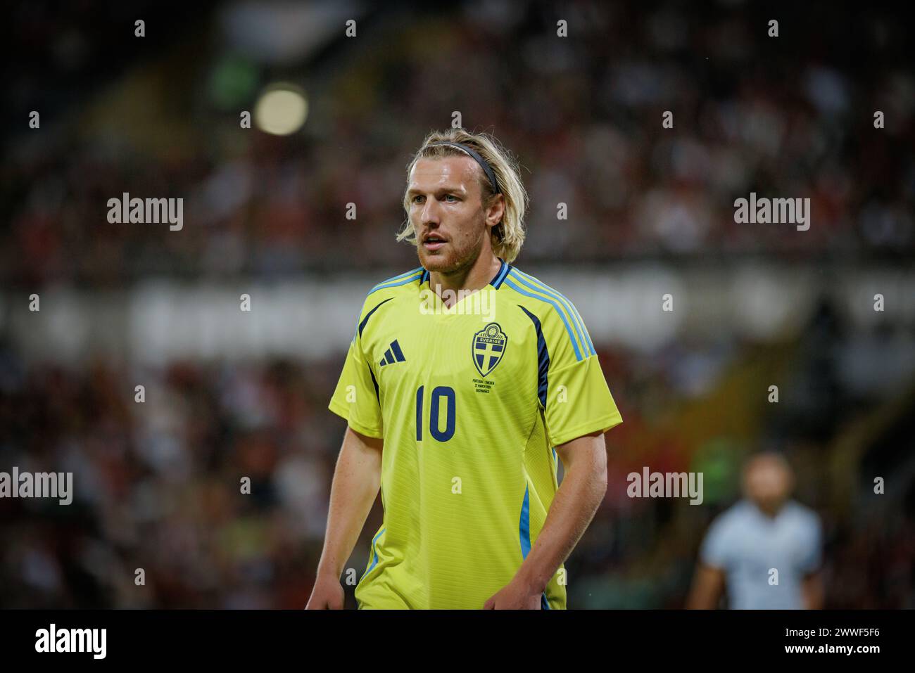 Emil Forsberg during friendly international game between national teams ...
