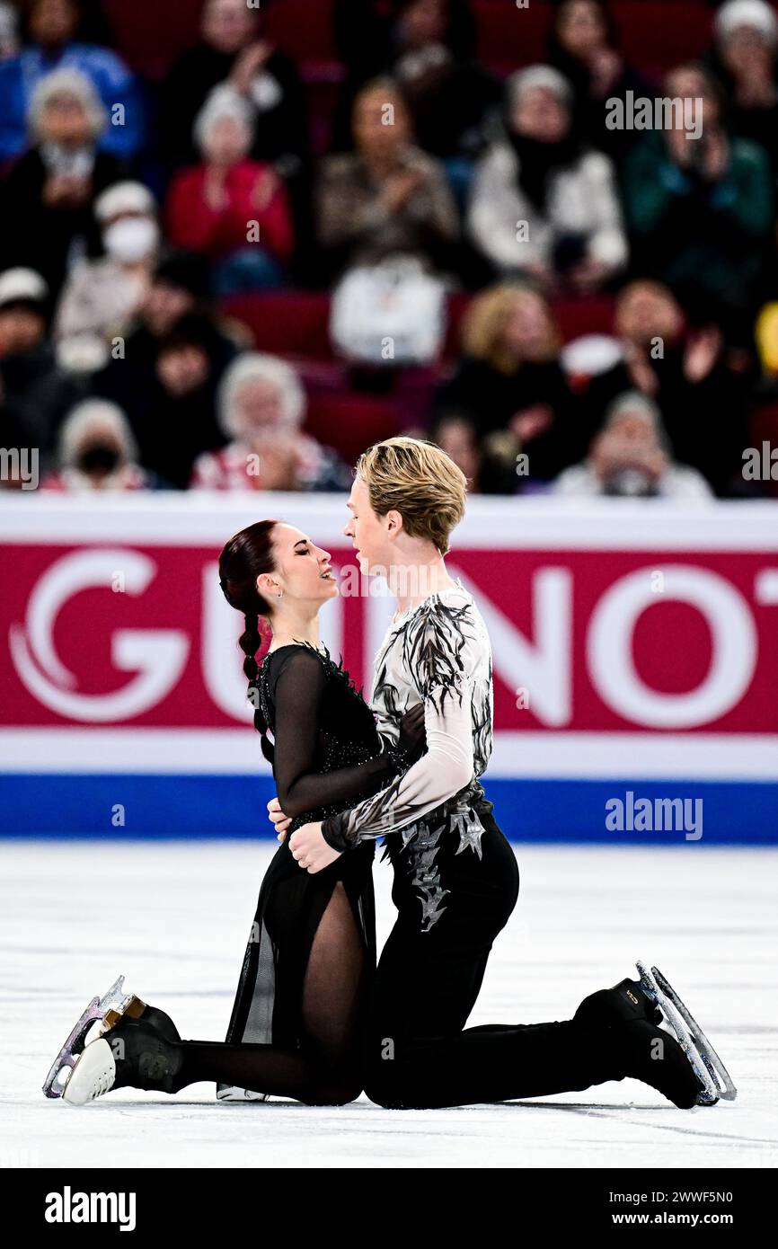 Diana DAVIS & Gleb SMOLKIN (GEO), during Ice Dance Free Dance, at the ...