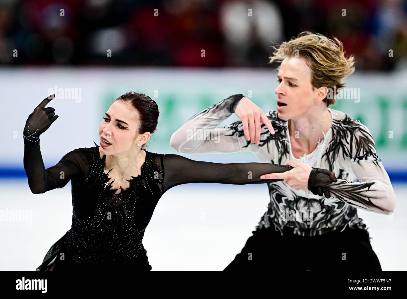 Diana DAVIS & Gleb SMOLKIN (GEO), during Ice Dance Free Dance, at the ...
