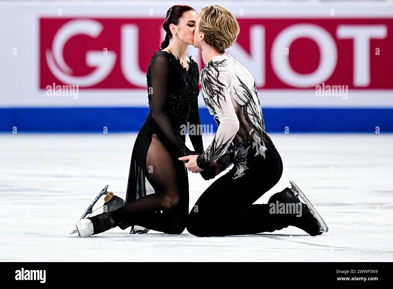 Diana DAVIS & Gleb SMOLKIN (GEO), during Ice Dance Free Dance, at the ...