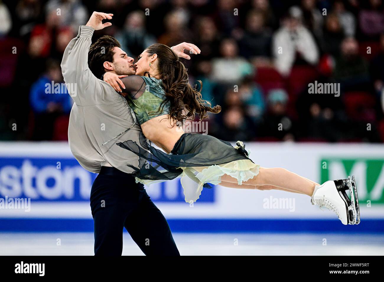 Laurence FOURNIER BEAUDRY & Nikolaj SOERENSEN (CAN), during Ice Dance ...