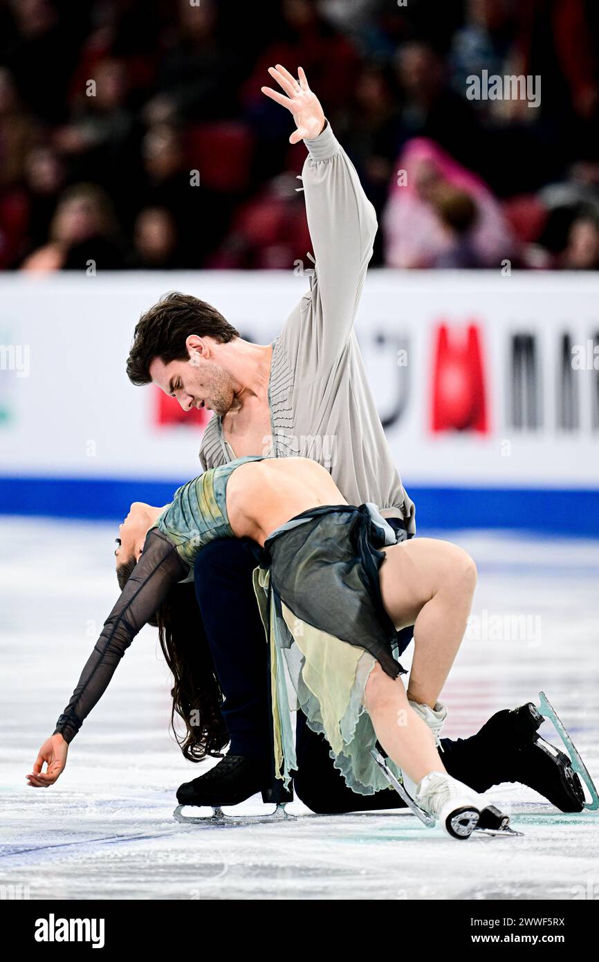 Laurence FOURNIER BEAUDRY & Nikolaj SOERENSEN (CAN), during Ice Dance ...