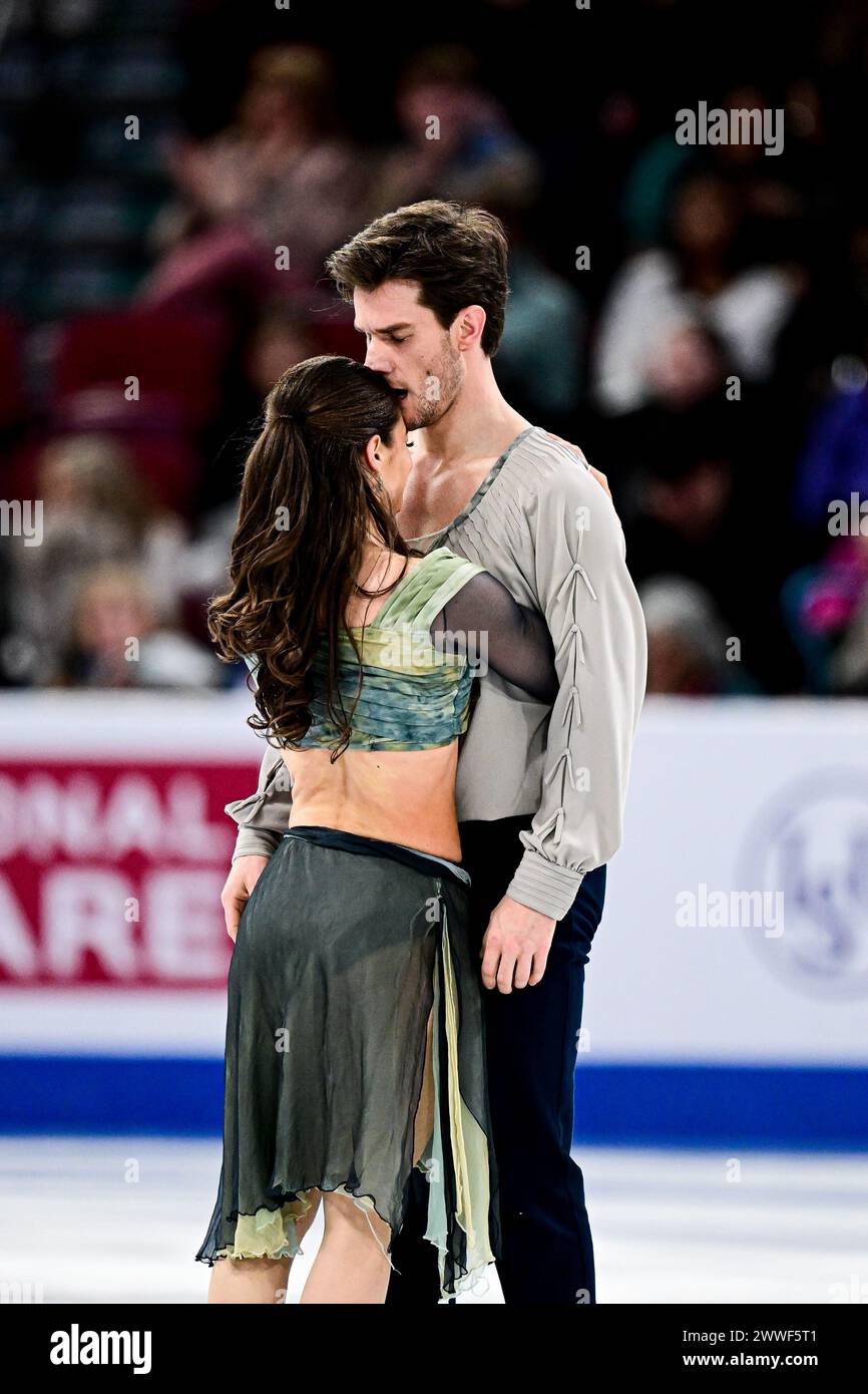 Laurence FOURNIER BEAUDRY & Nikolaj SOERENSEN (CAN), during Ice Dance ...