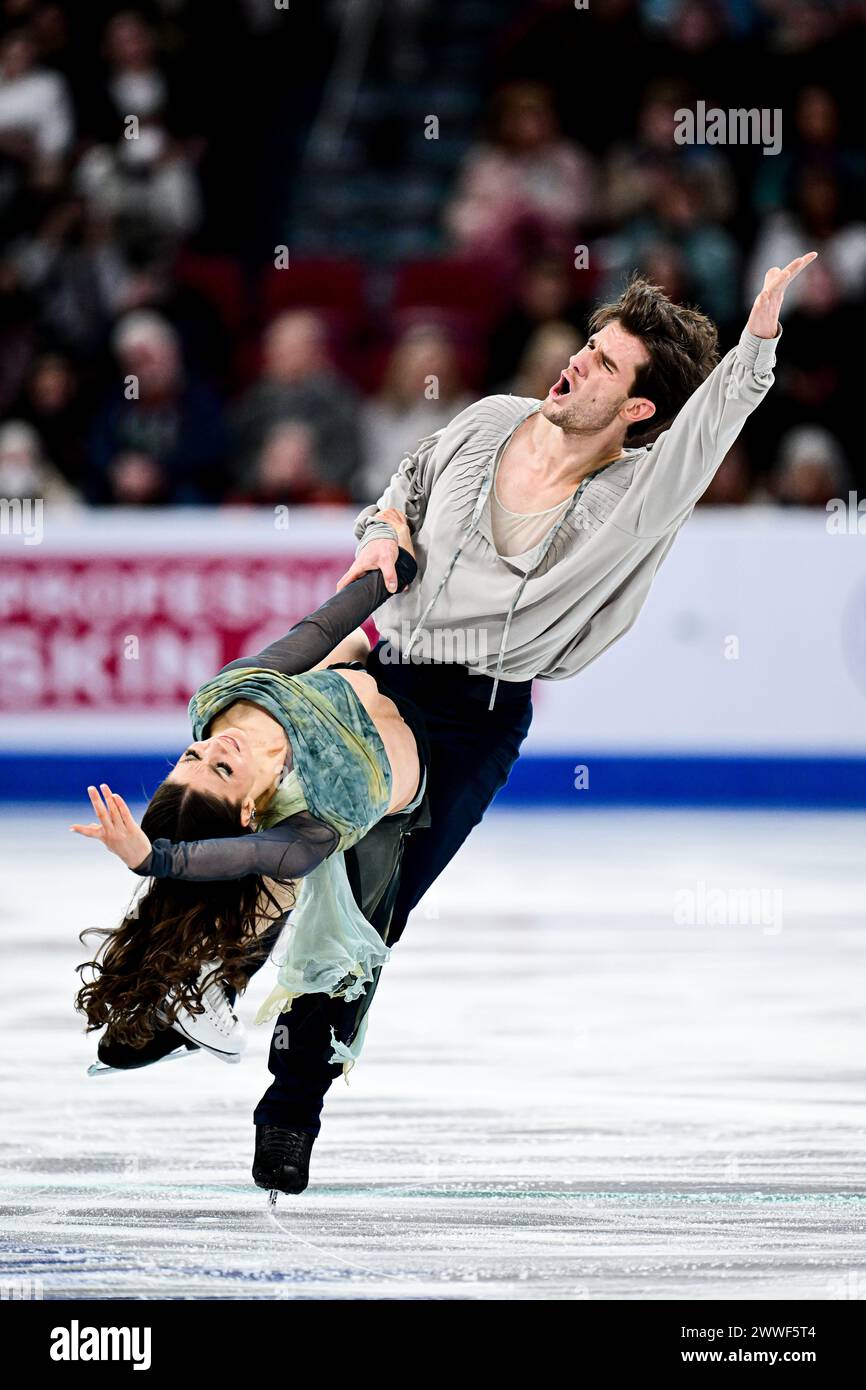 Laurence FOURNIER BEAUDRY & Nikolaj SOERENSEN (CAN), during Ice Dance ...