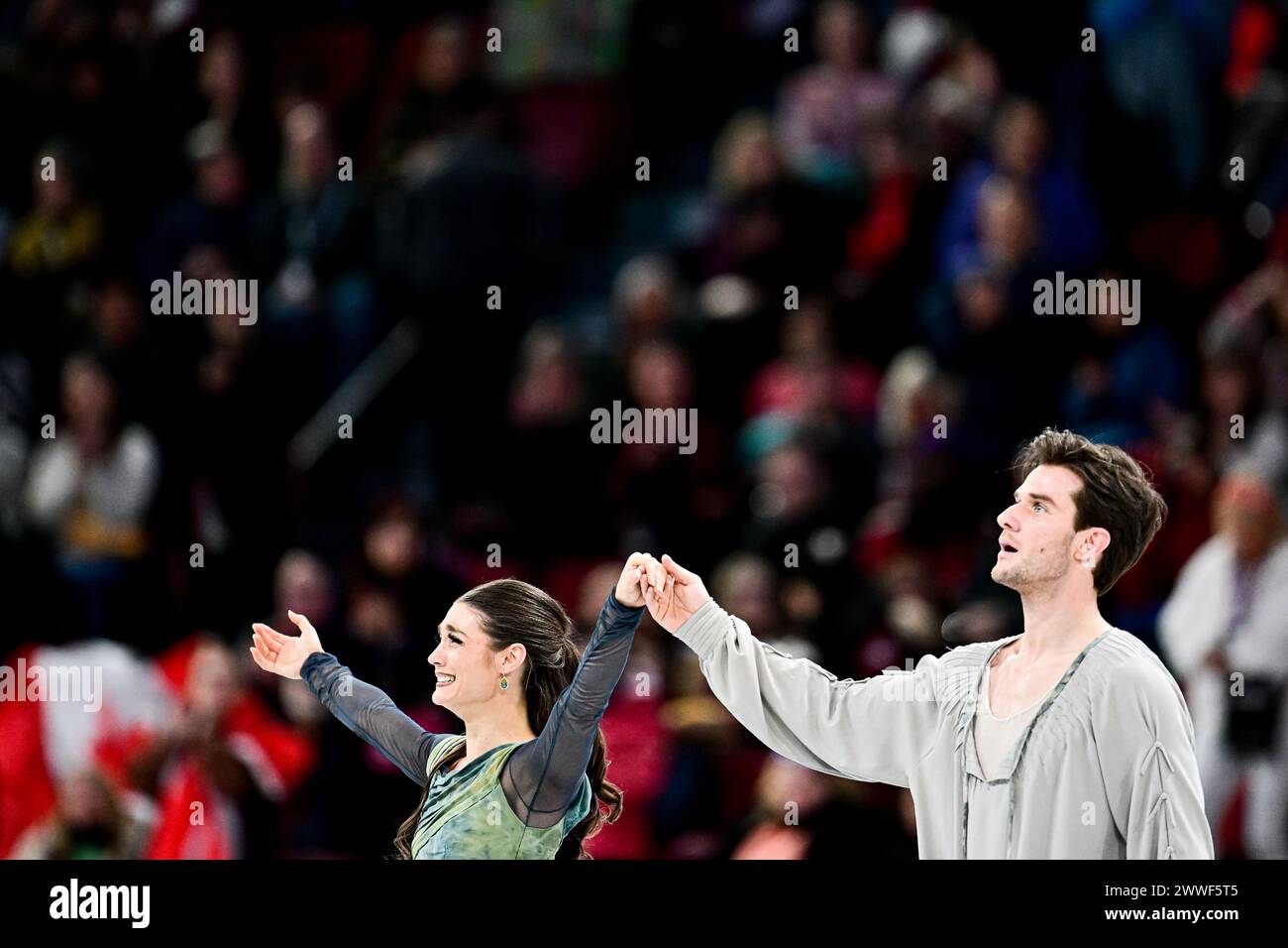 Laurence FOURNIER BEAUDRY & Nikolaj SOERENSEN (CAN), during Ice Dance ...