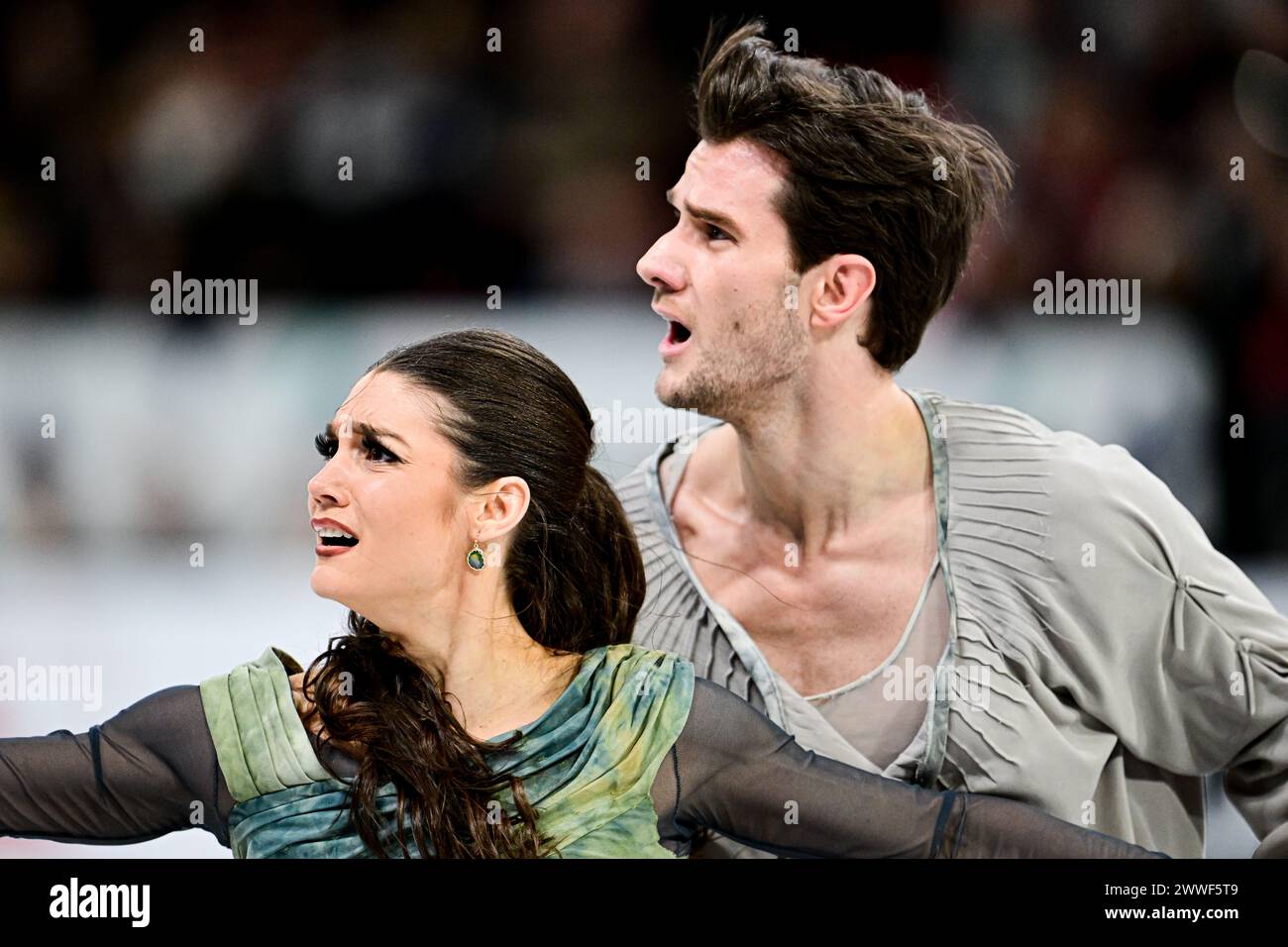 Laurence FOURNIER BEAUDRY & Nikolaj SOERENSEN (CAN), during Ice Dance ...