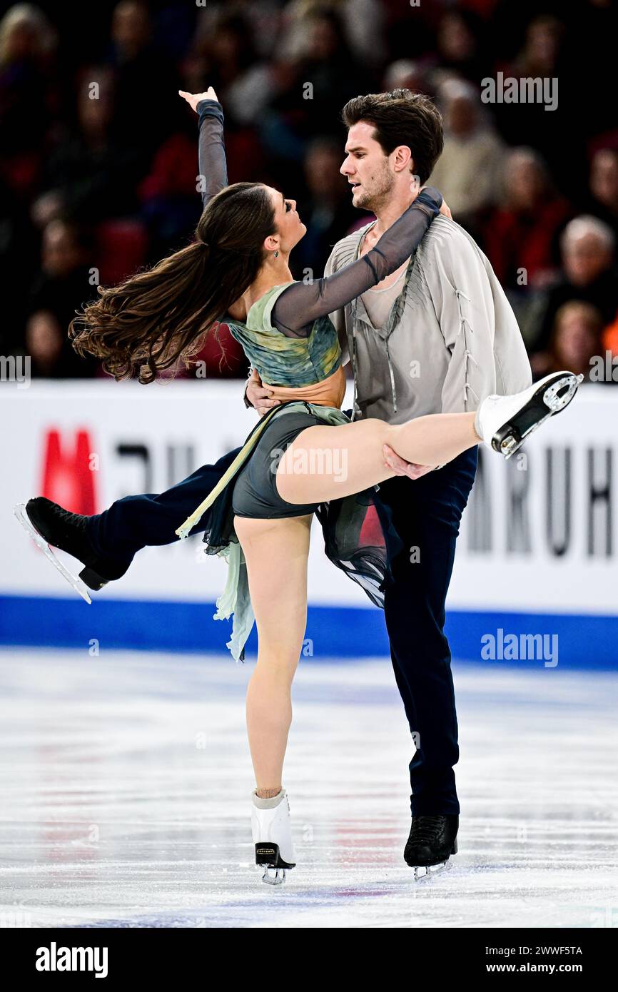 Laurence FOURNIER BEAUDRY & Nikolaj SOERENSEN (CAN), during Ice Dance ...