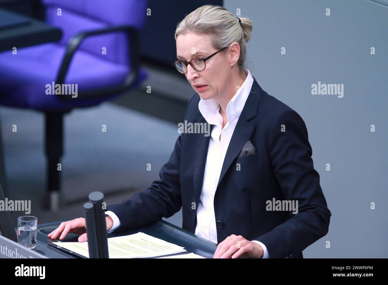 Berlin, Deutschland, 20.03.2024: Deutscher Bundestag: 159 ...