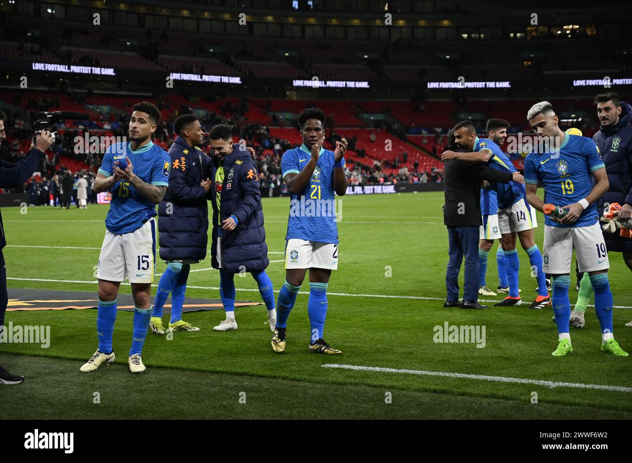 London-England, March 23, 2024 - football match between the England and ...