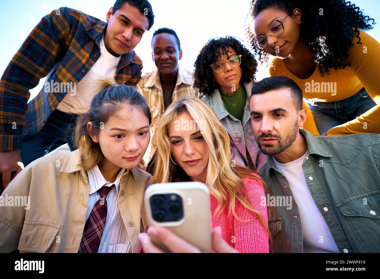 Bad group selfie hi-res stock photography and images - Alamy