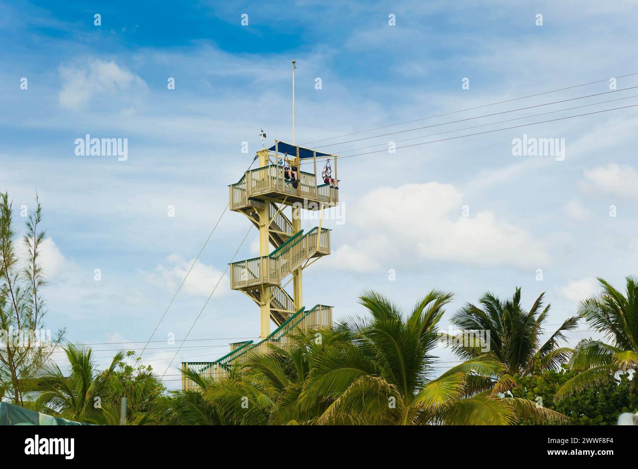 COCO CAY, BAHAMAS - February 1, 2024: Coco Cay is a port located in the ...