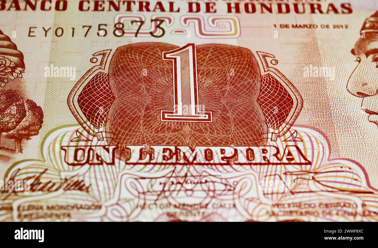 Honduras lempira banknote hi-res stock photography and images - Alamy