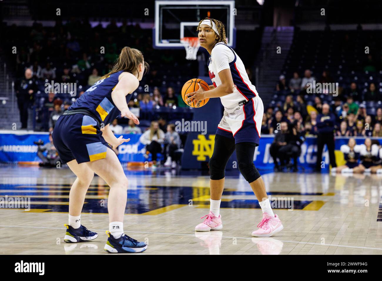 South Bend, Indiana, USA. 23rd Mar, 2024. Mississippi guard Kennedy ...