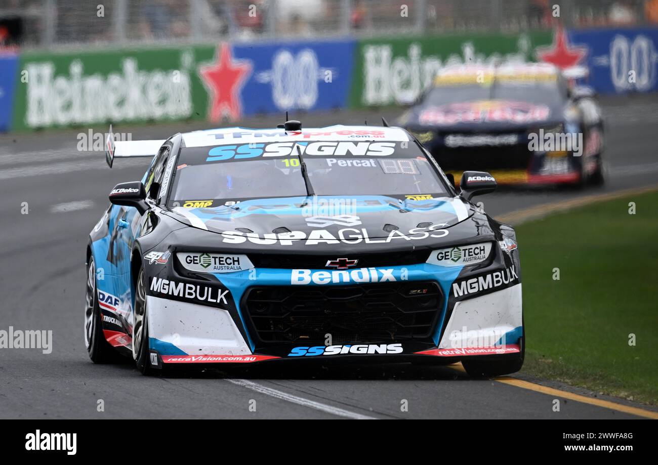 Melbourne, Australia. 24th Mar, 2024. Nick Percat of Bendix Racing ...