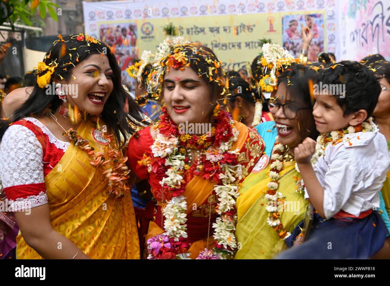 Kolkata, West Bengal, India. 23rd Mar, 2024. Blind Students with ...