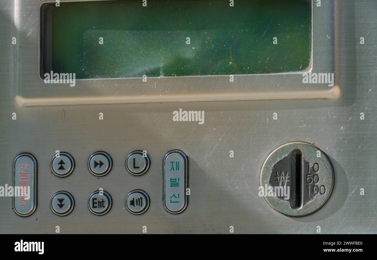 Digital control panel close up hi-res stock photography and images - Alamy
