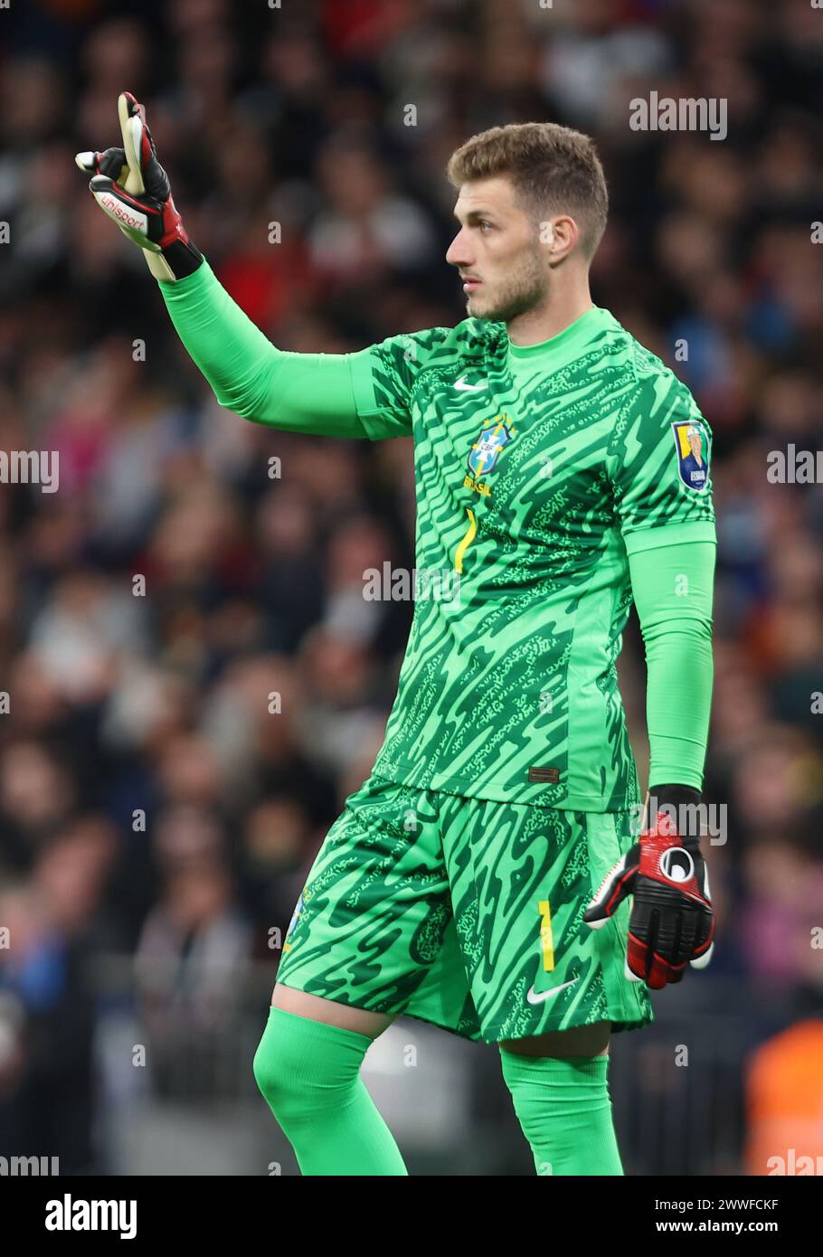 London, UK. 23rd Mar, 2024. Bento (Athletico Paranaense) of Brazil in ...