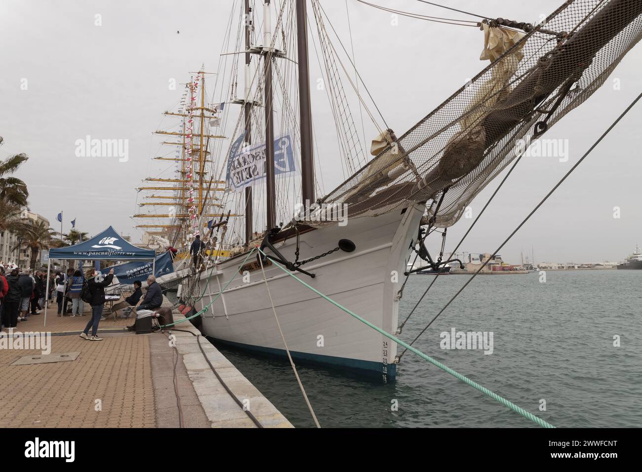 Sete, France. 12th April, 2022.The Pascual Flores attends the Escale à ...