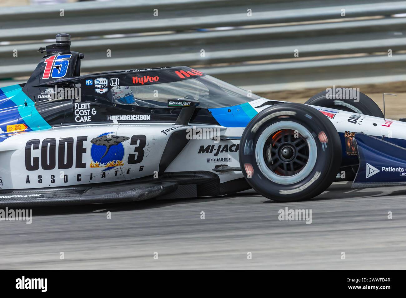 GRAHAM RAHAL (15) of New Albany, Ohio practices for the Inaugural ...
