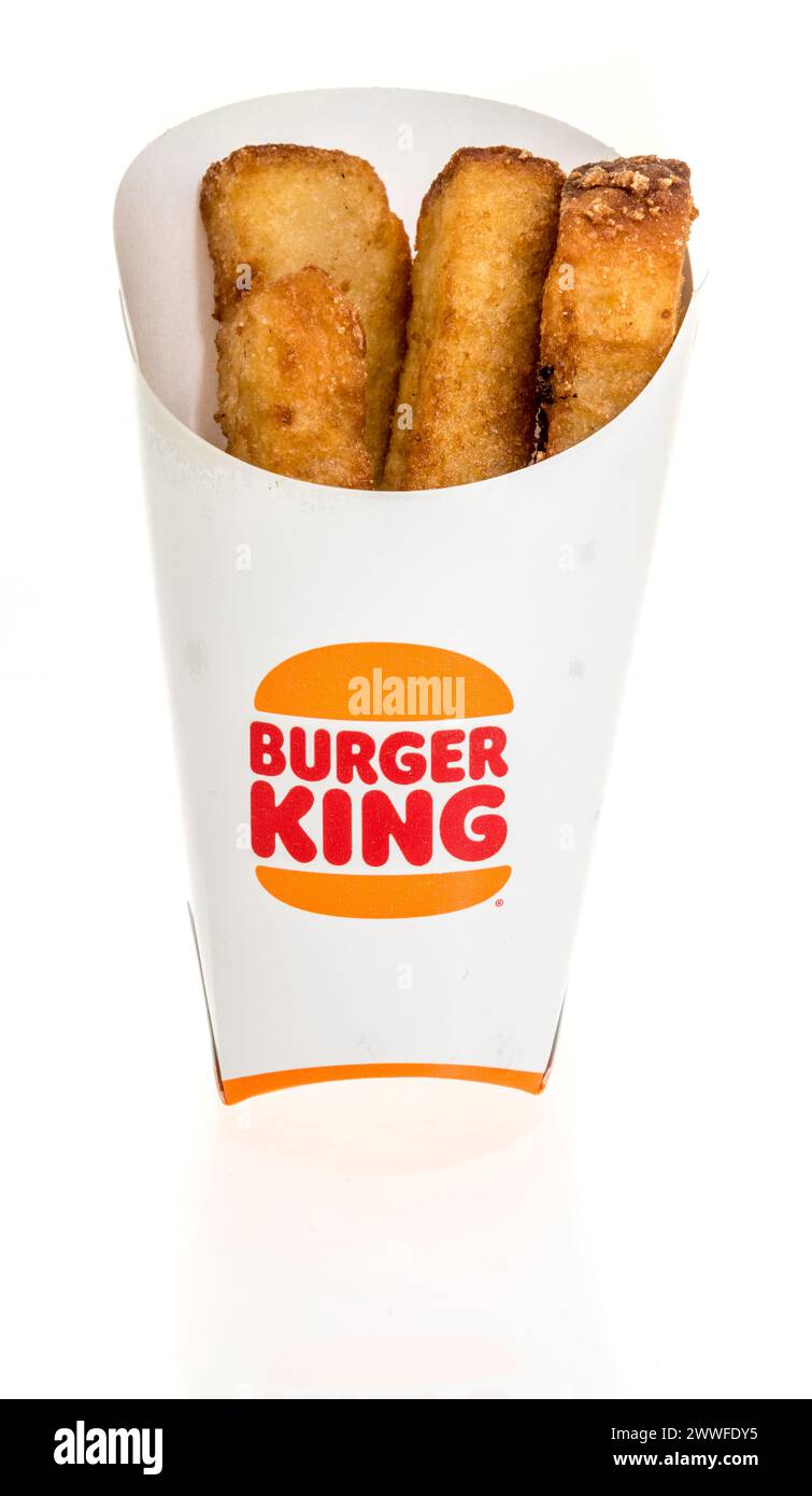 Winneconne, WI - 15 March 2024: A package of Burger King breakfast ...