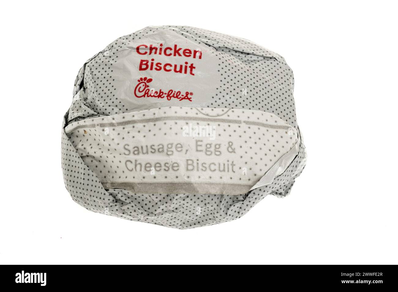 Winneconne, WI - 23 March 2024: A package of Chick fil A Egg White ...