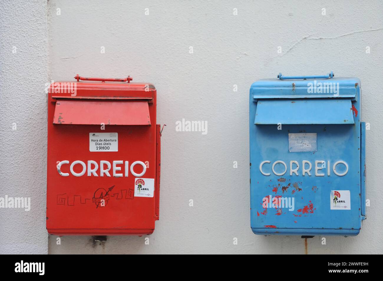 Portuguese postal box hi-res stock photography and images - Alamy