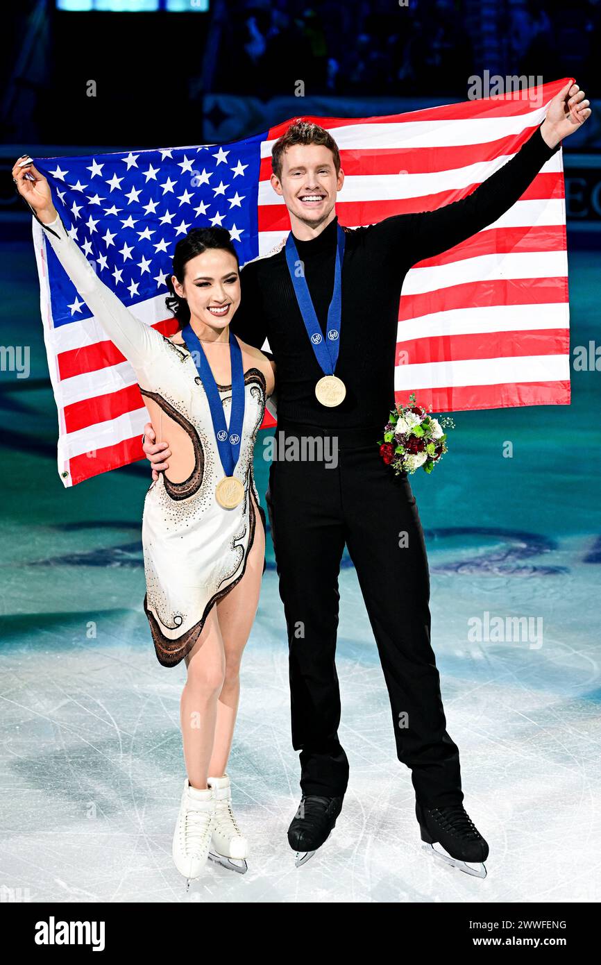 Ice Dance Awards, Madison CHOCK & Evan BATES (USA) first place, during ...