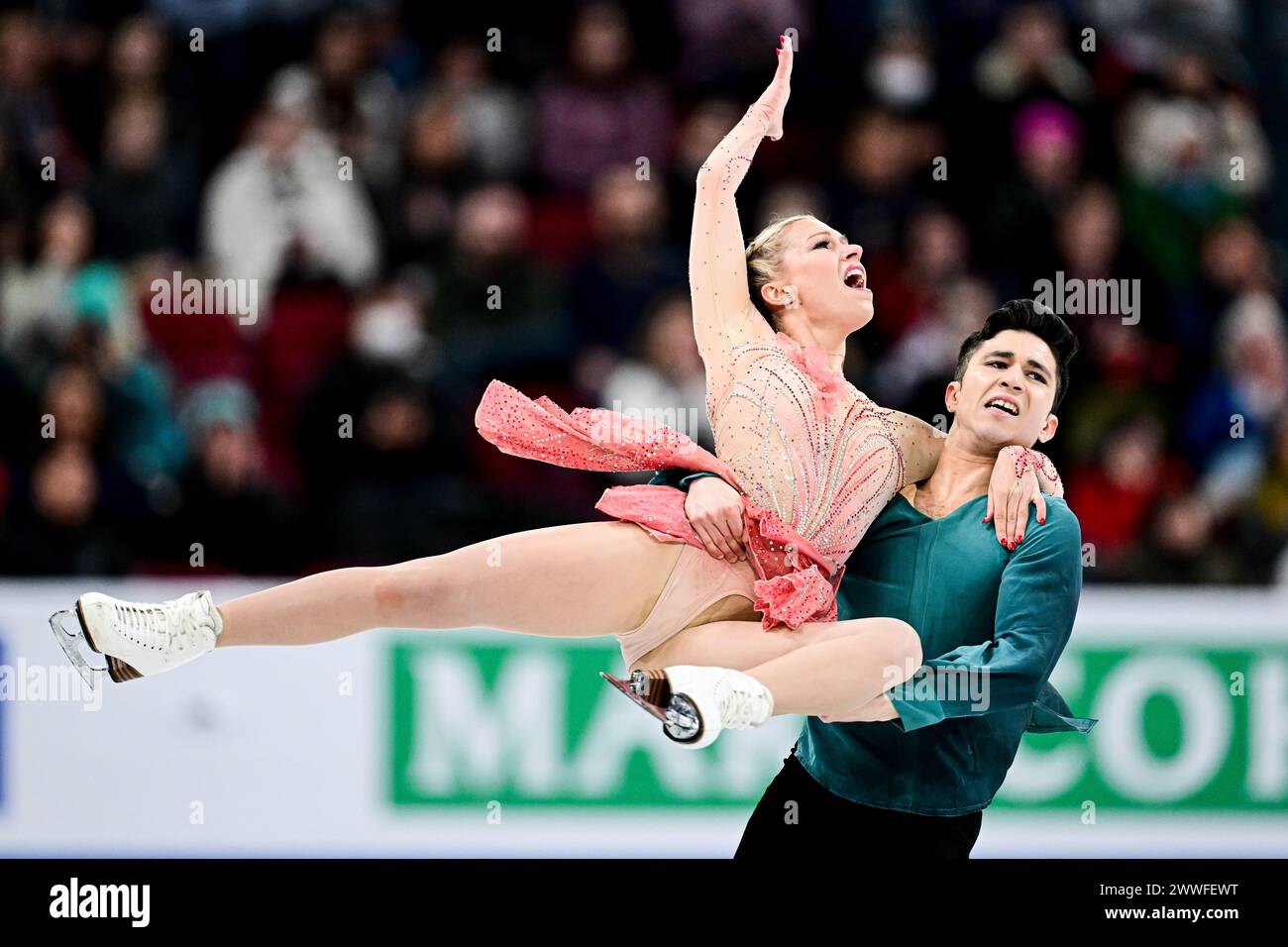 Marjorie LAJOIE & Zachary LAGHA (CAN), during Ice Dance Free Dance, at ...