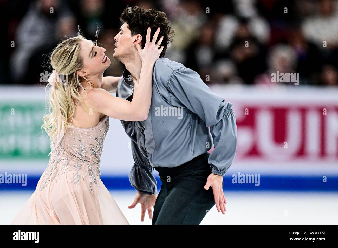 Piper GILLES & Paul POIRIER (CAN), during Ice Dance Free Dance, at the ...