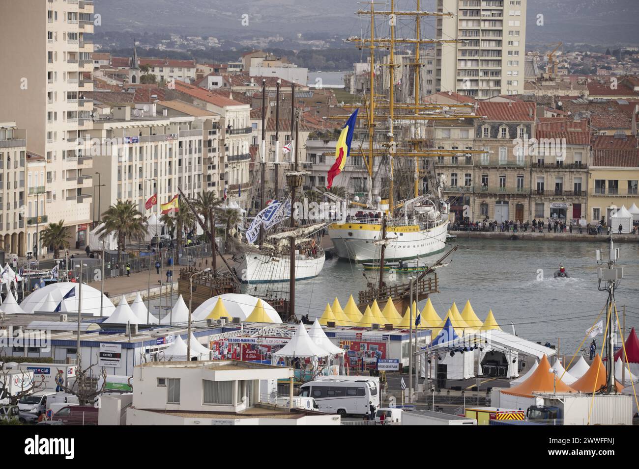Sete, France. 12th April, 2022.The Mircea & The Pascual Flores attend ...