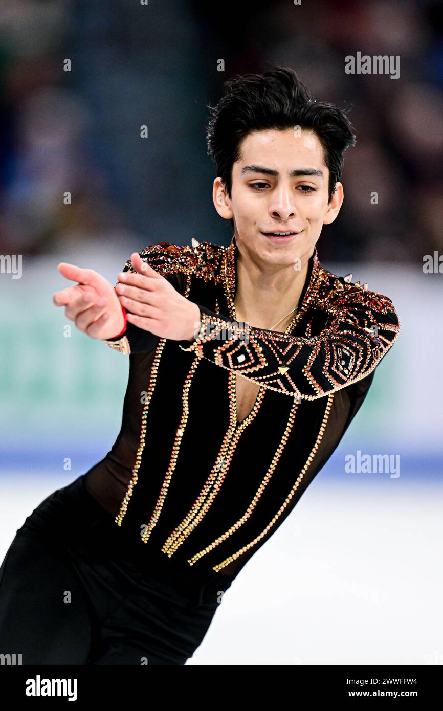 Donovan CARRILLO (MEX), during Men Free Skating, at the ISU World ...