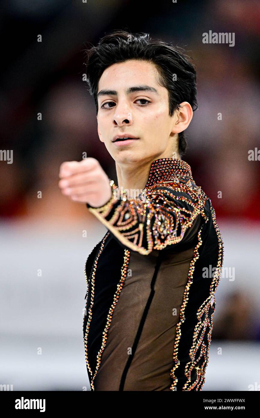 Donovan CARRILLO (MEX), during Men Free Skating, at the ISU World ...