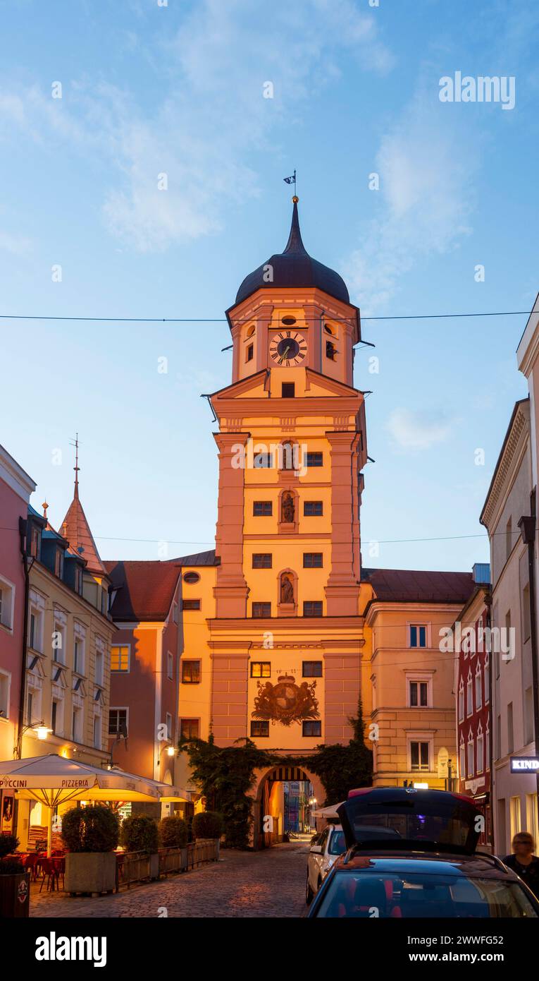 Stadtturm city tower Vilshofen an der Donau Niederbayern, Lower Bavaria ...